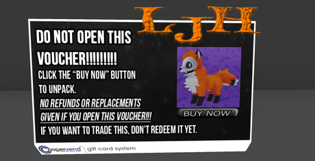 Second Life Marketplace - [M.O.R] hallowpup : VOUCHER [WEAR ME] 12 ...